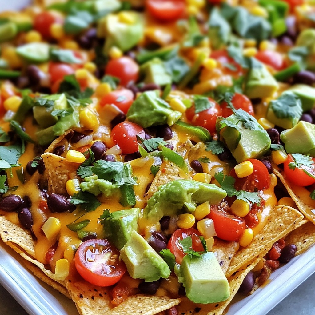 Veggie Loaded Sheet Pan Nachos Delicious and Easy Dish - Recipe Website